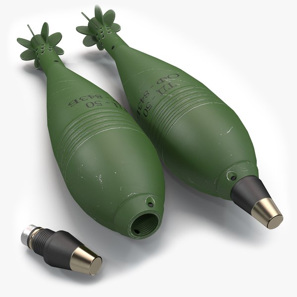 mortar shell 120mm 3ds