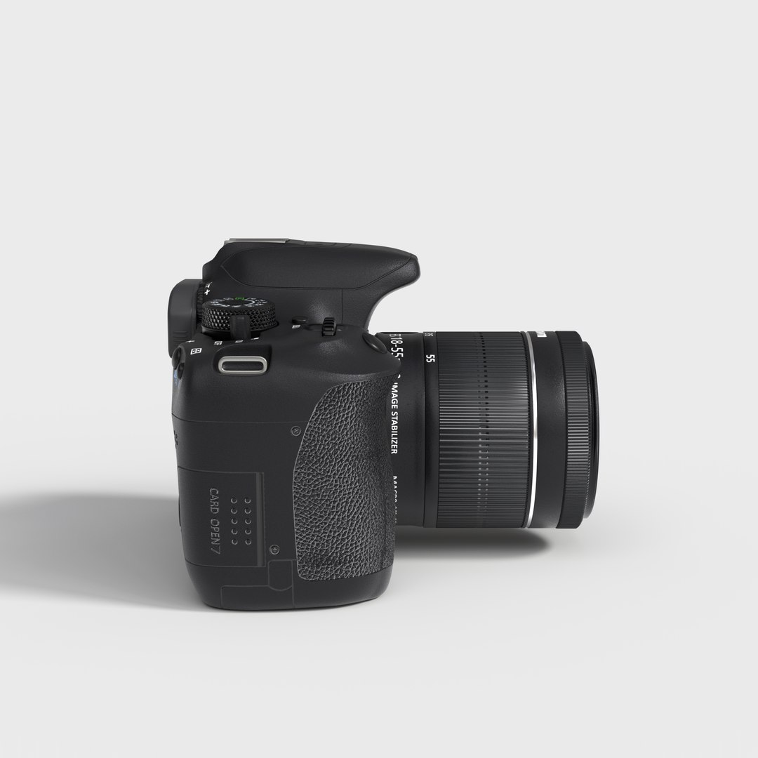 CANNON EOS 700D 3D - TurboSquid 2255107