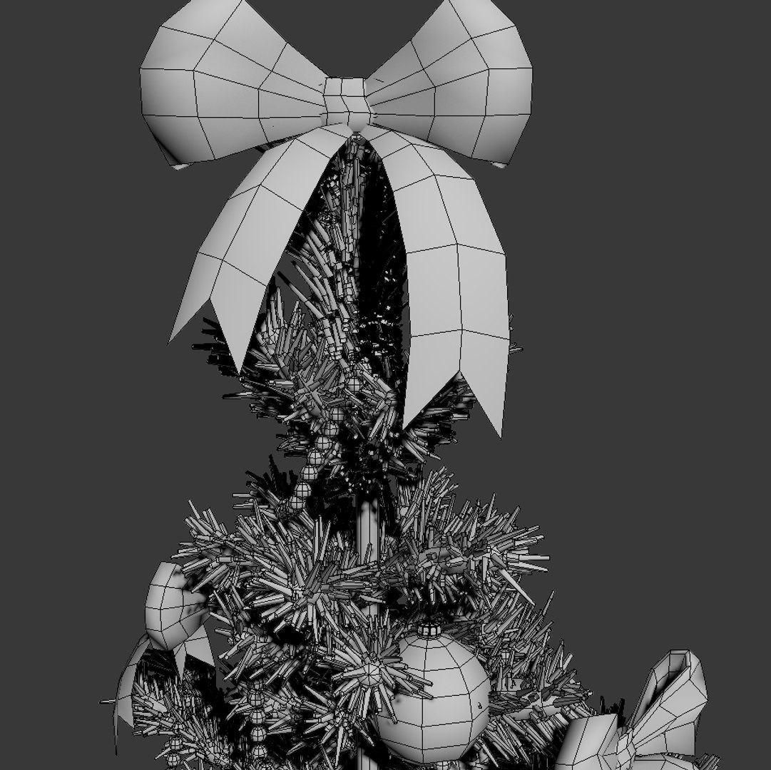 3d model christmas trees
