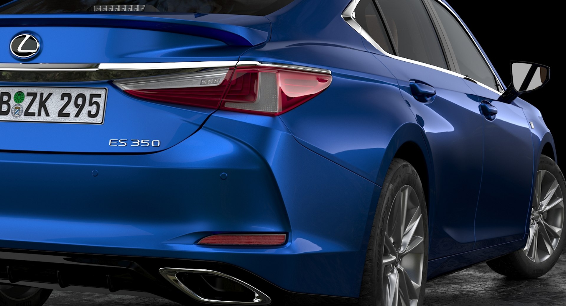 3D 2019 Lexus Es Model - TurboSquid 1339095