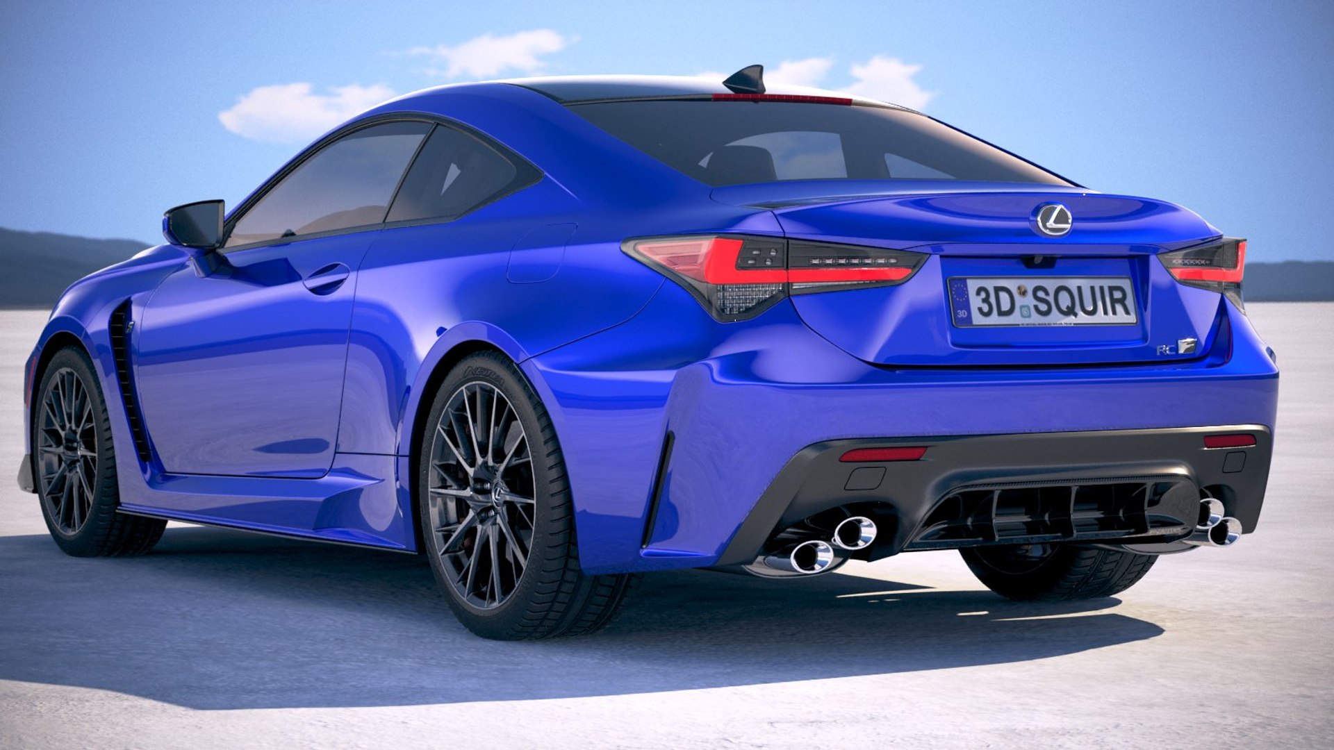 Lexus rc 2020 3D model - TurboSquid 1390957