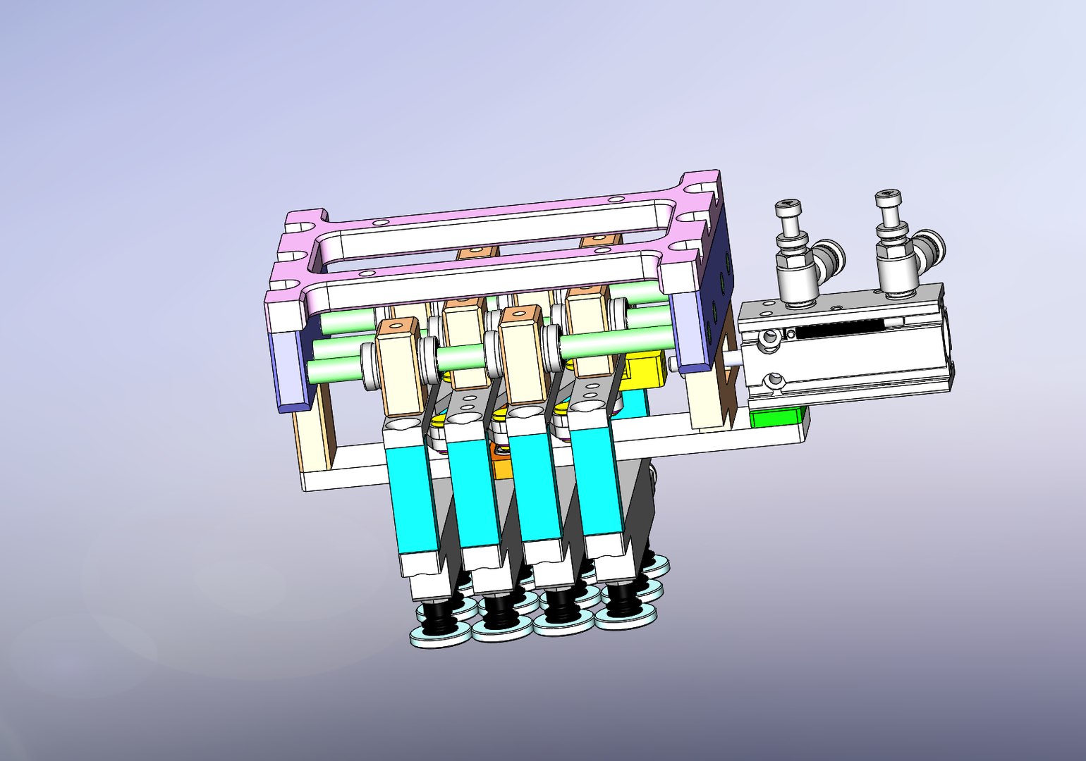 3D Variable Distance Mechanism - TurboSquid 1608215