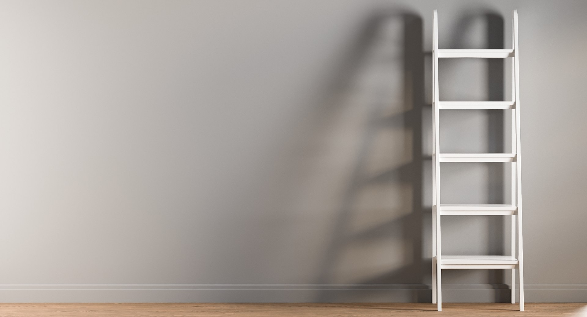 Realistic Jaycee Ladder Bookcase 3D - TurboSquid 1459411