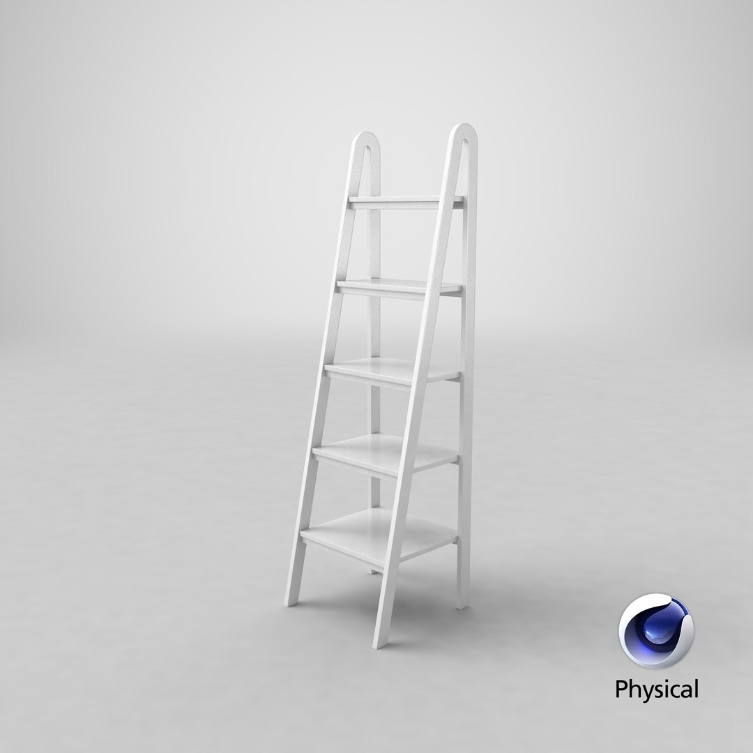 Realistic jaycee ladder bookcase 3D - TurboSquid 1459411