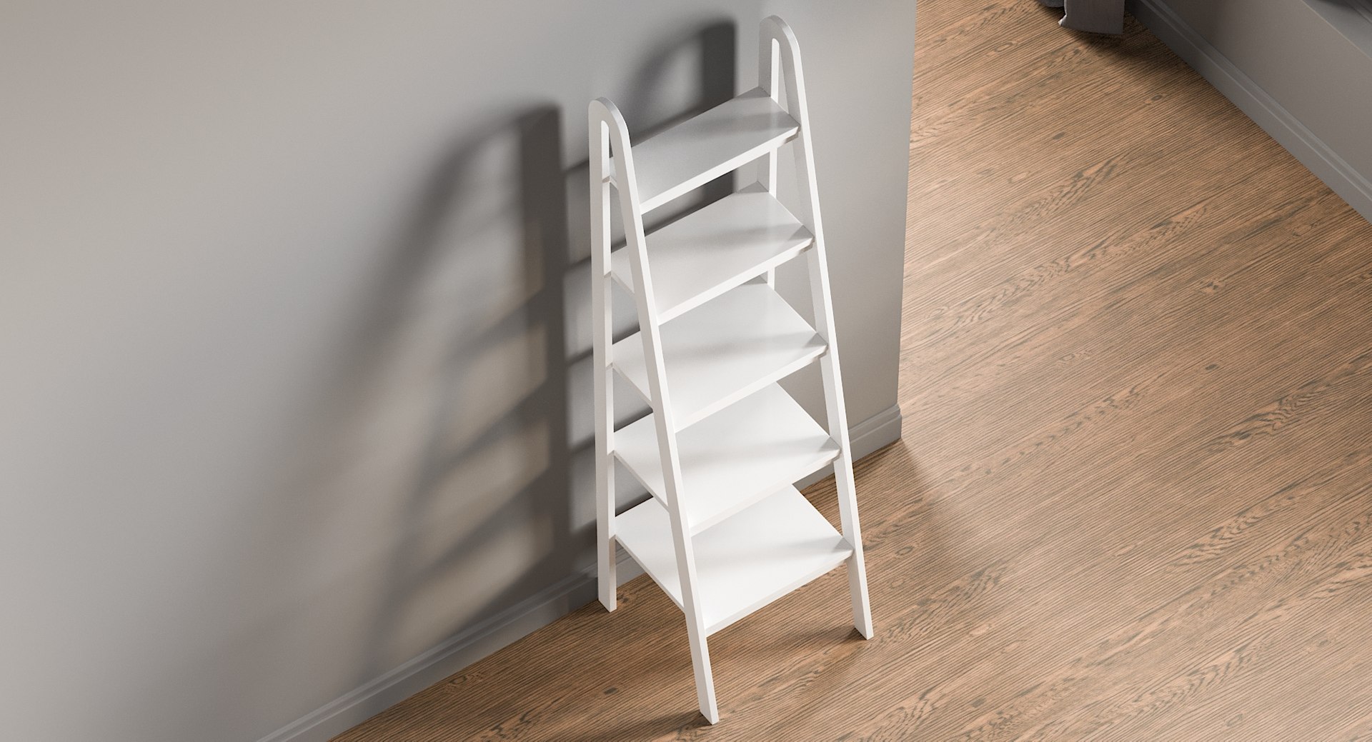 Realistic Jaycee Ladder Bookcase 3D - TurboSquid 1459411