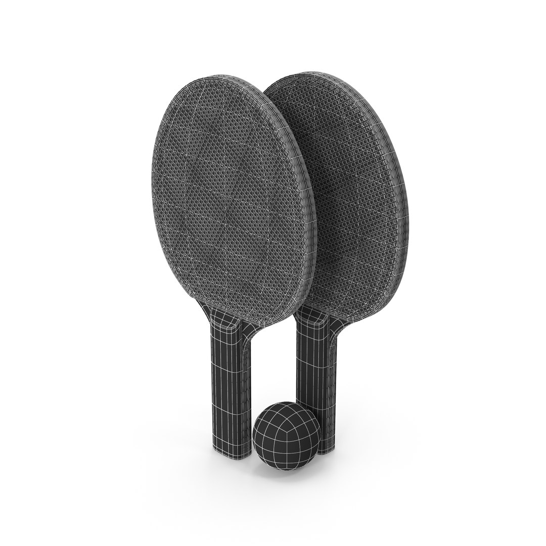 Ping Pong Paddles 3D Model - TurboSquid 1964776