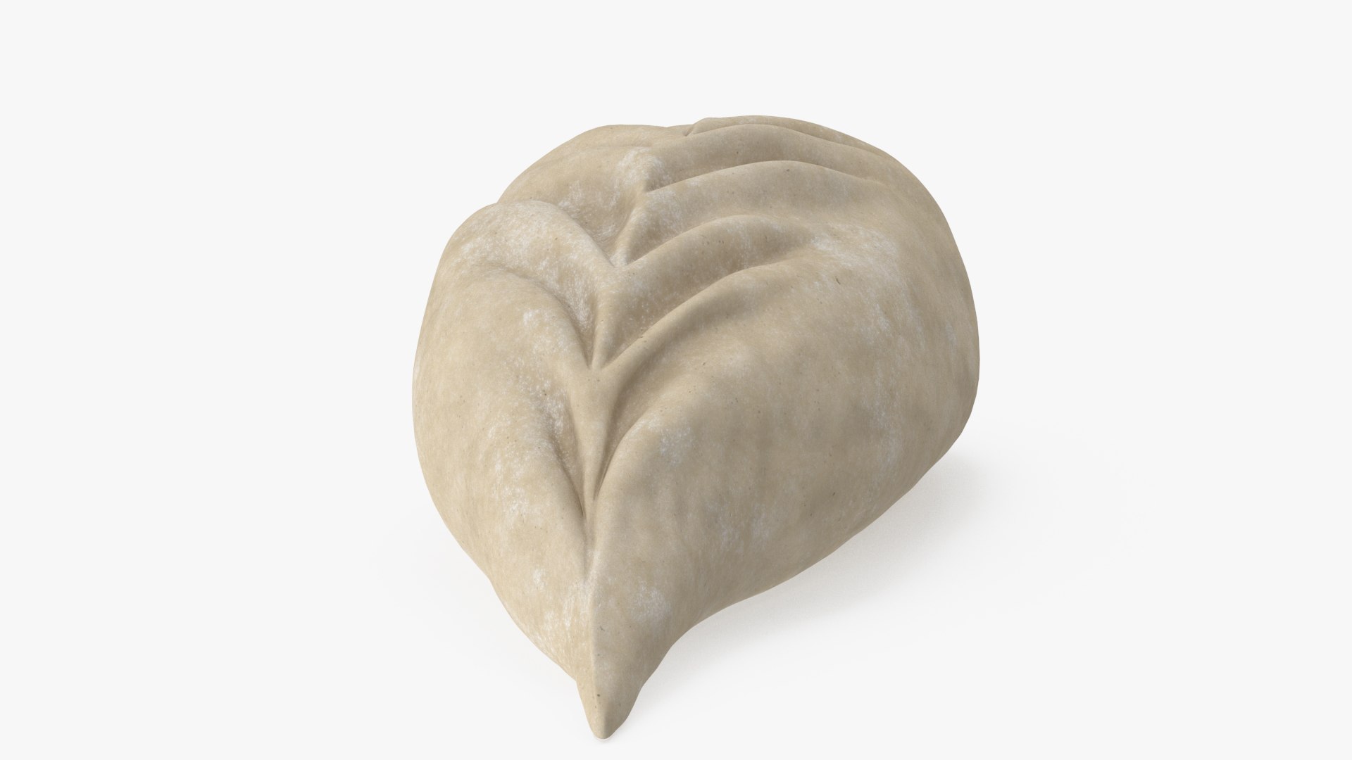 3D Model Leaf Shaped Dumpling Raw - TurboSquid 2239800