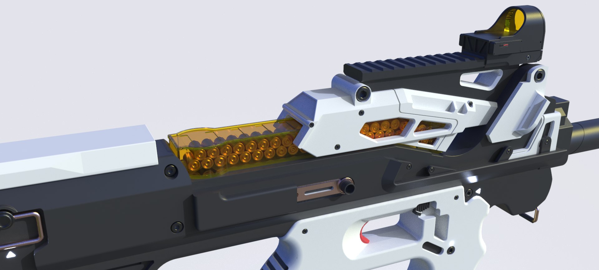 3D Futuristic Gun Weapon - TurboSquid 1423915