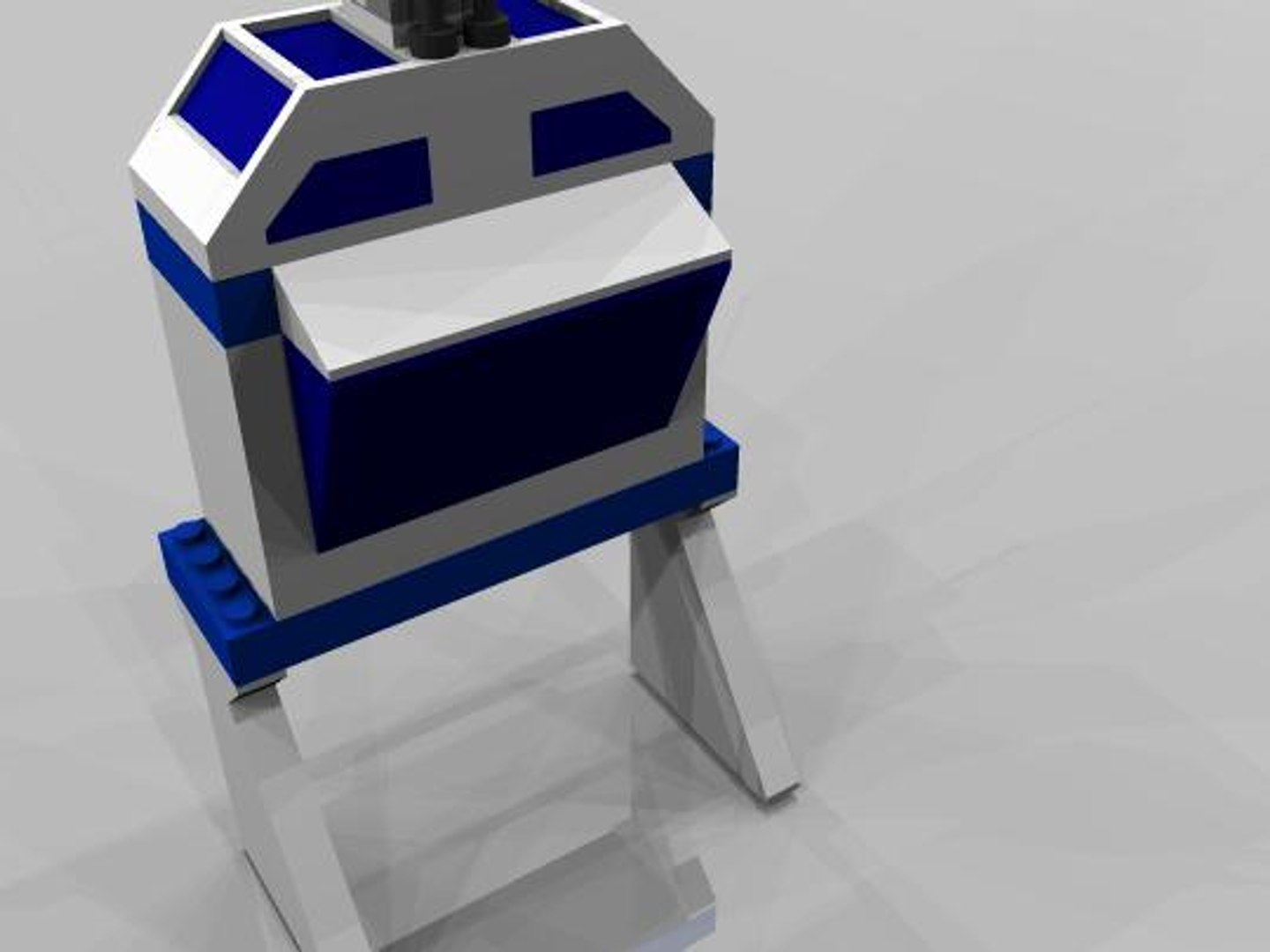 Lego Mission Control 3d Model