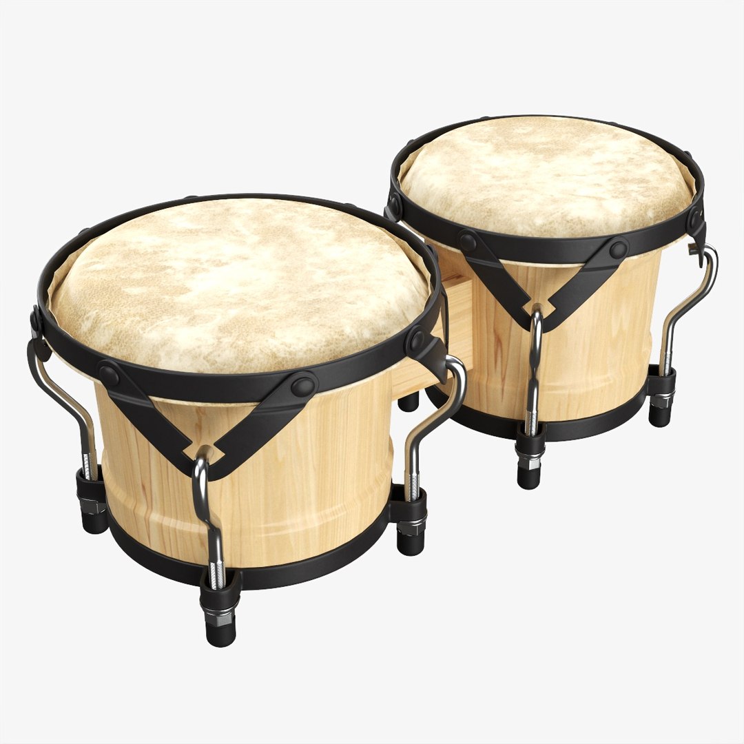 3D Bongo set - TurboSquid 1779880