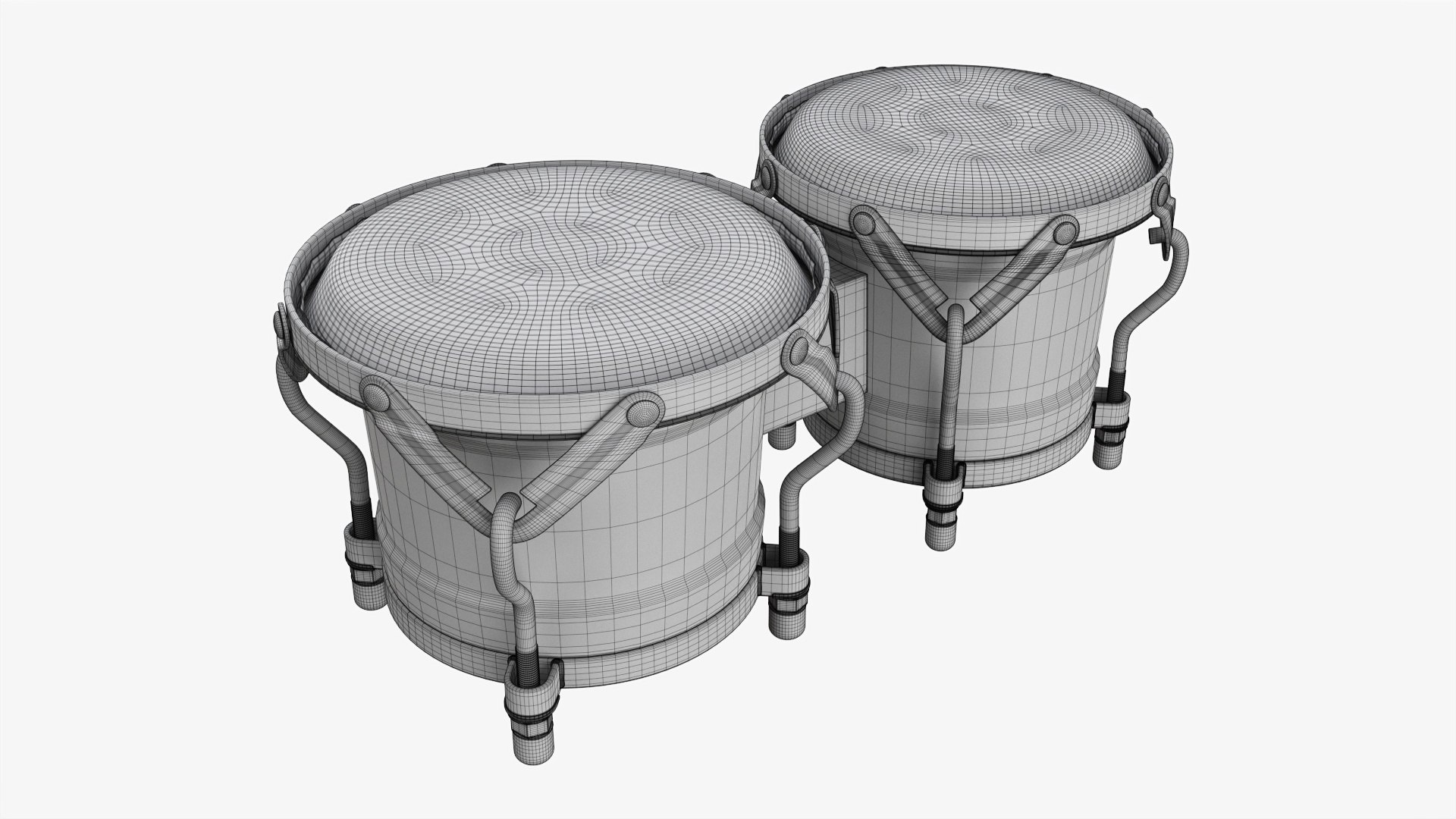 3D Bongo Set - TurboSquid 1779880