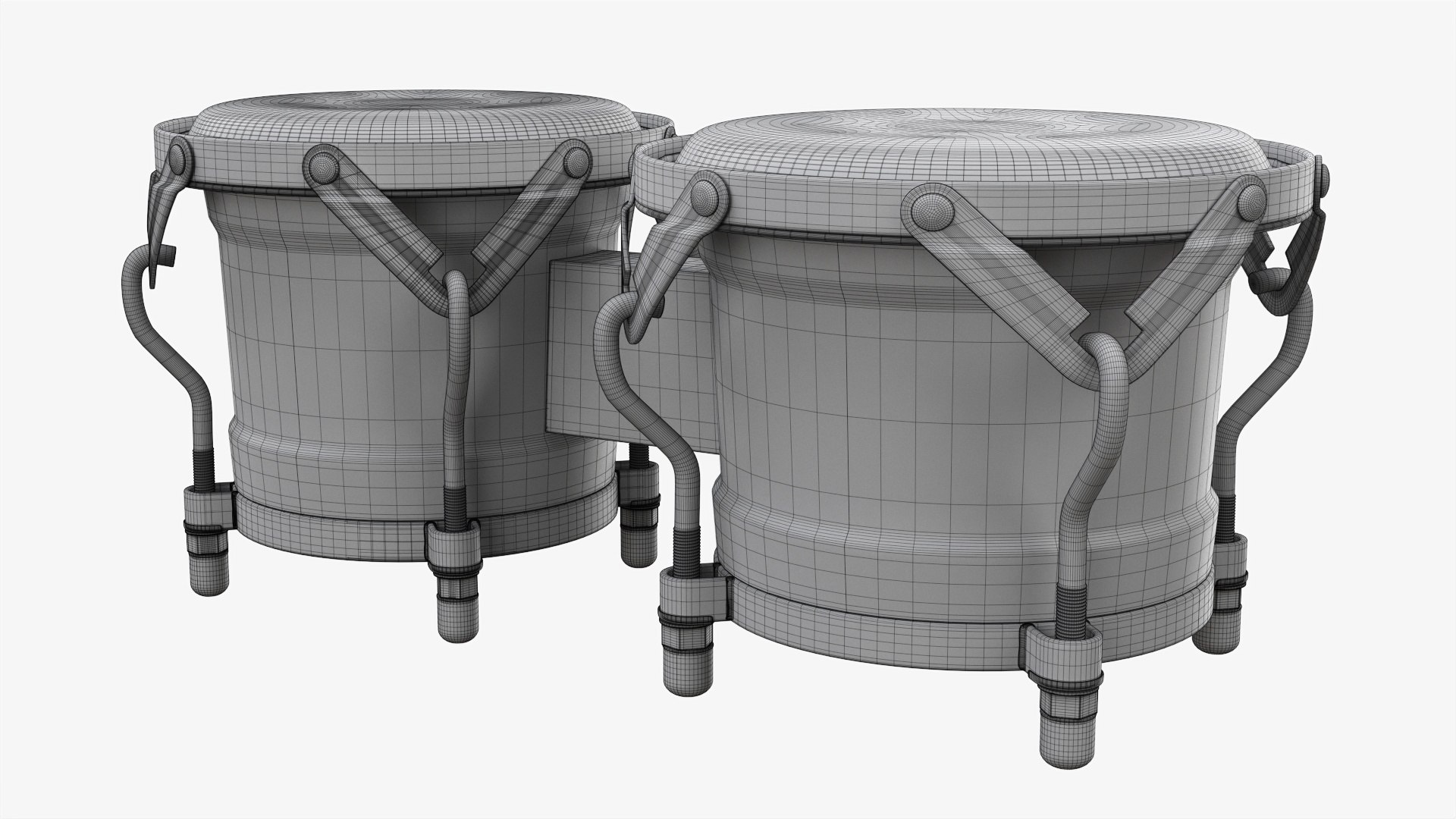 3D Bongo Set - TurboSquid 1779880