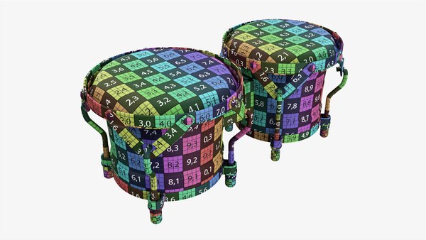 3D Bongo set - TurboSquid 1779880