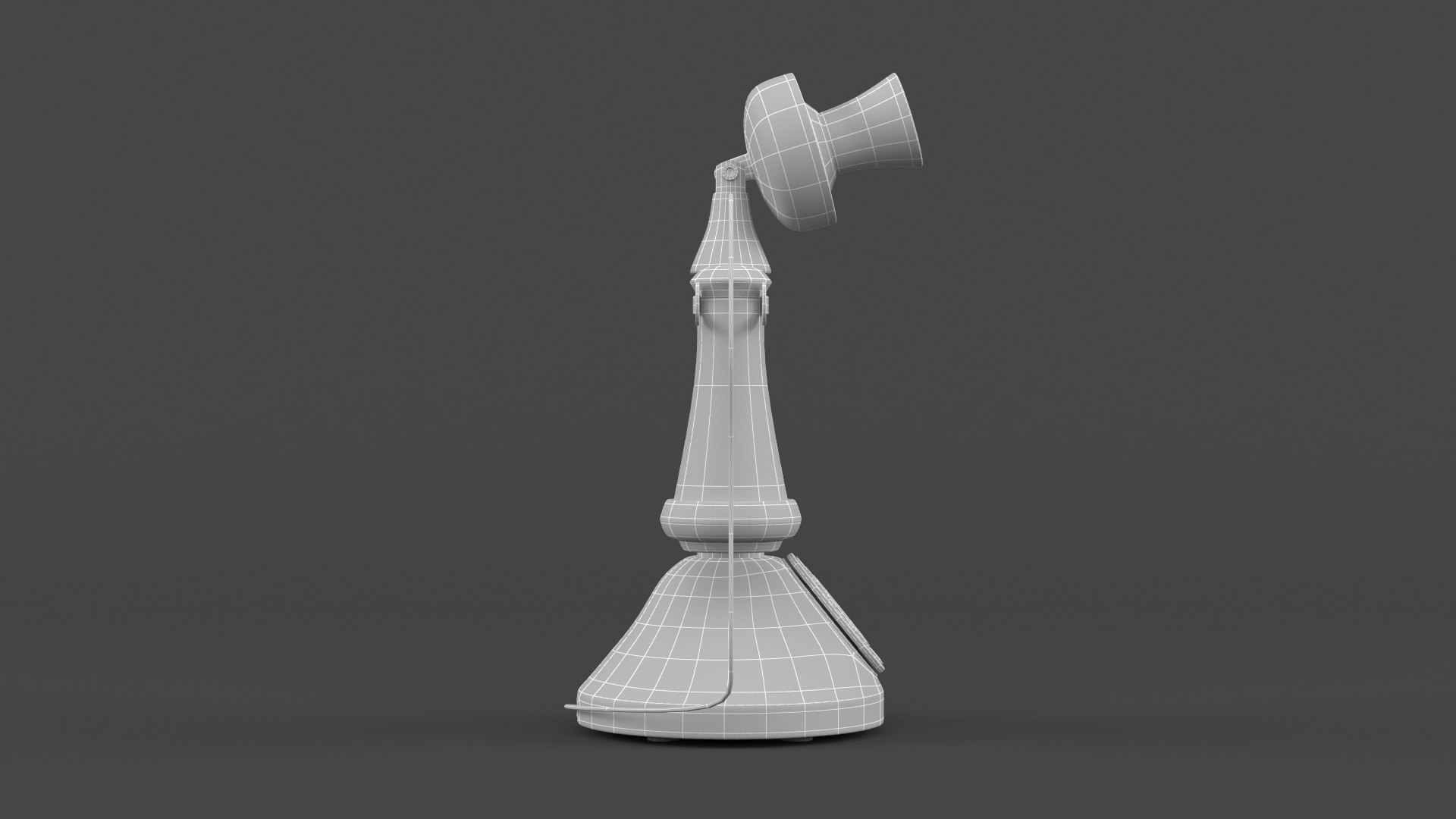 Candlestick Phone 3D Model - TurboSquid 2217369