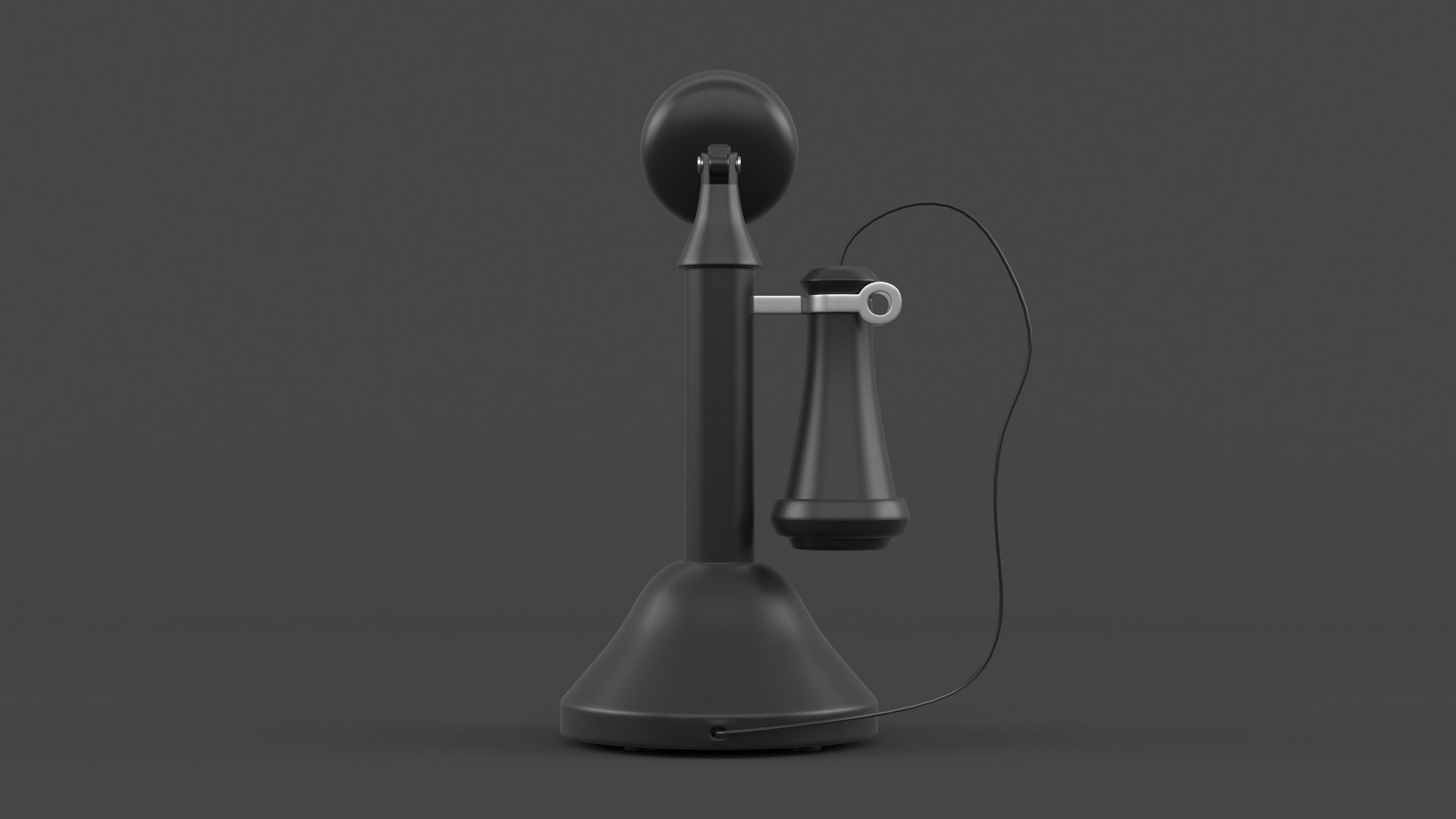 Candlestick Phone 3D Model - TurboSquid 2217369