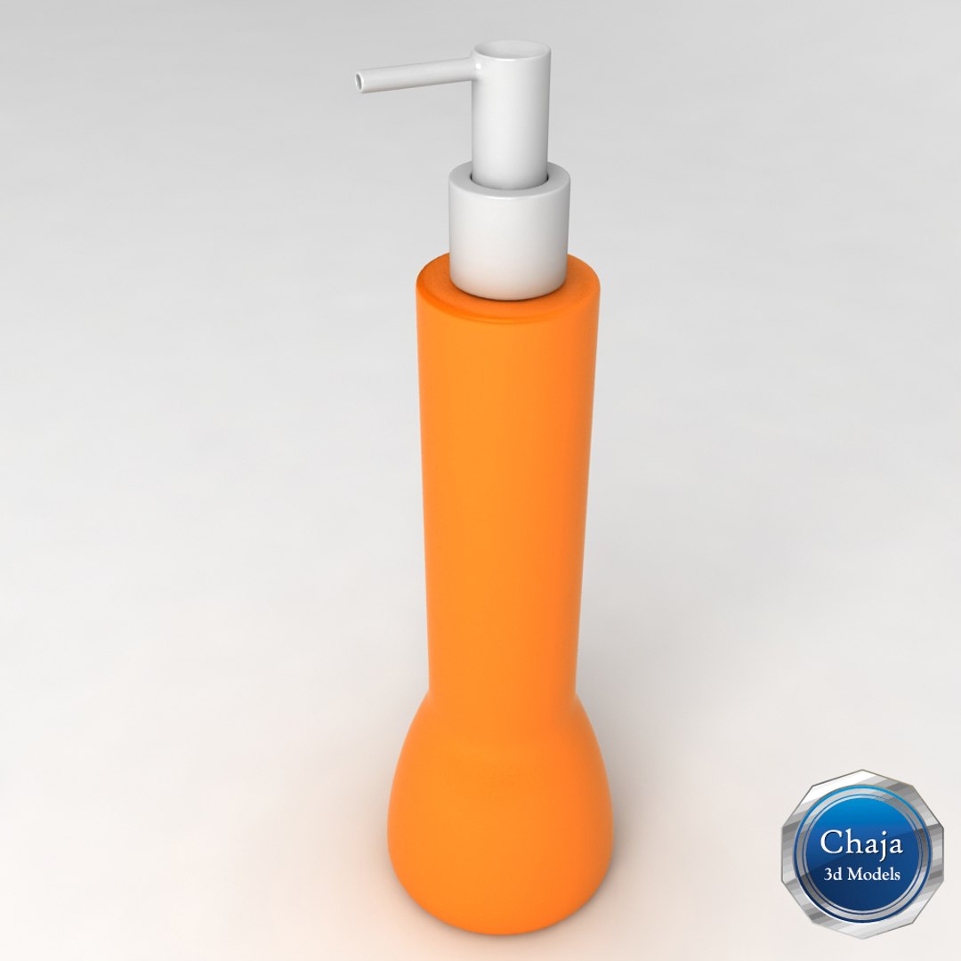 3d Model Of Cream Dispensers Creme