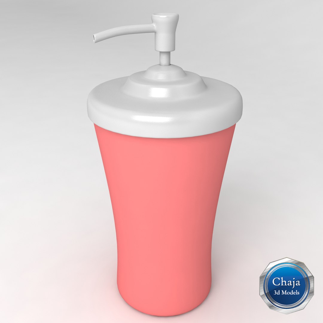 3d Model Of Cream Dispensers Creme
