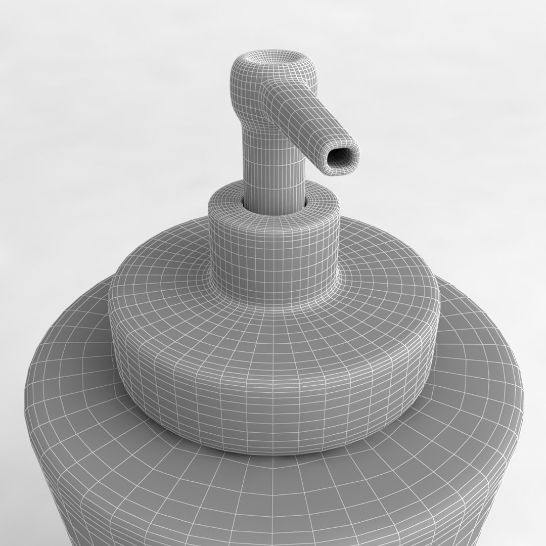 3d Model Of Cream Dispensers Creme
