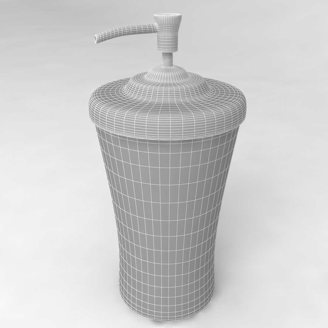 3d Model Of Cream Dispensers Creme