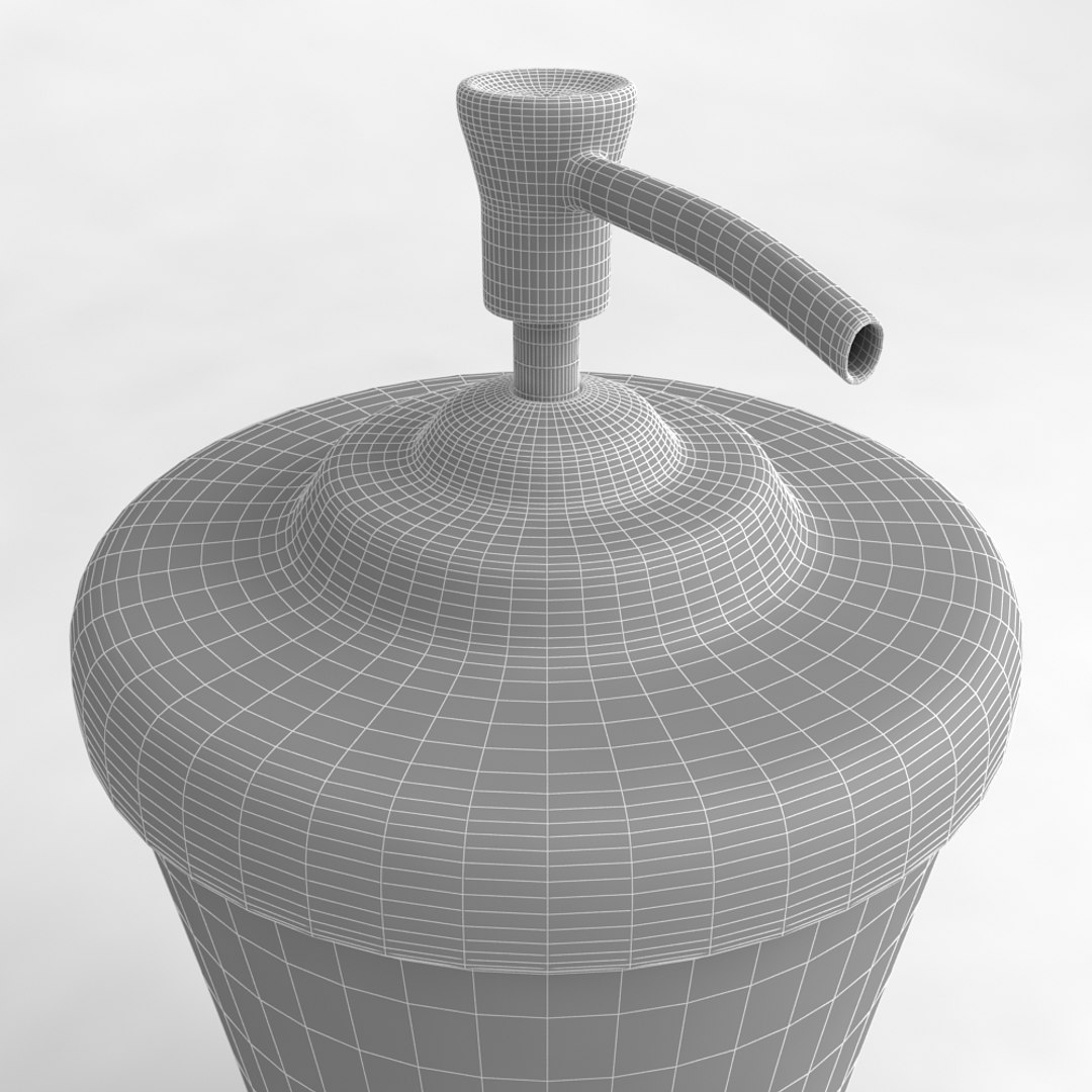 3d Model Of Cream Dispensers Creme