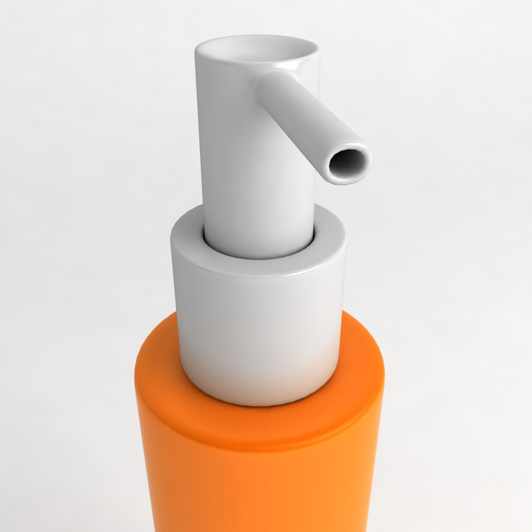 3d Model Of Cream Dispensers Creme