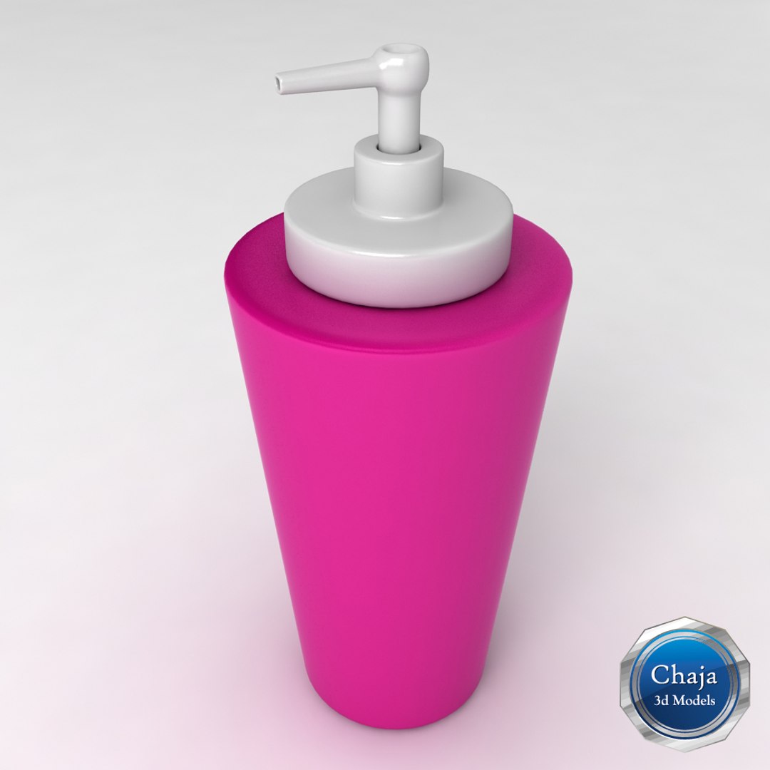 3d Model Of Cream Dispensers Creme