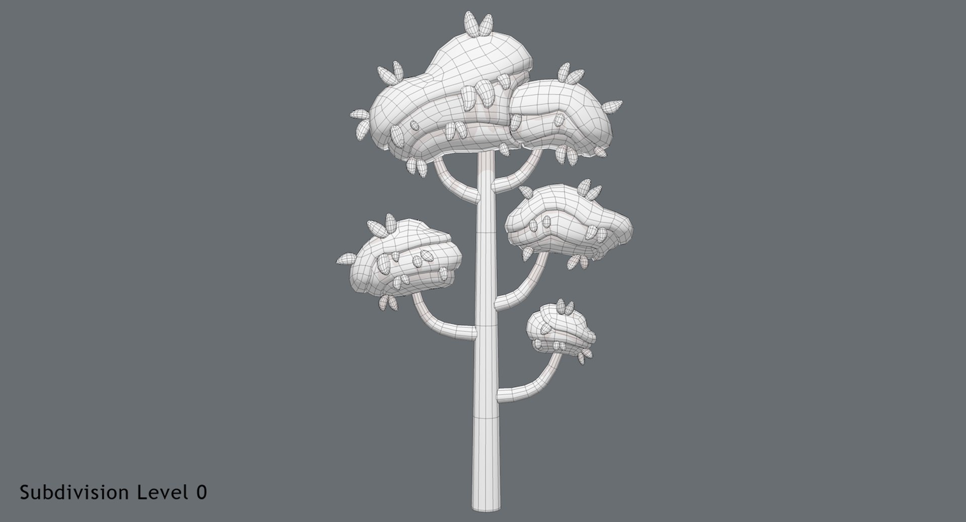 Red Cartoon Birch Tree 3D Model - TurboSquid 1179106