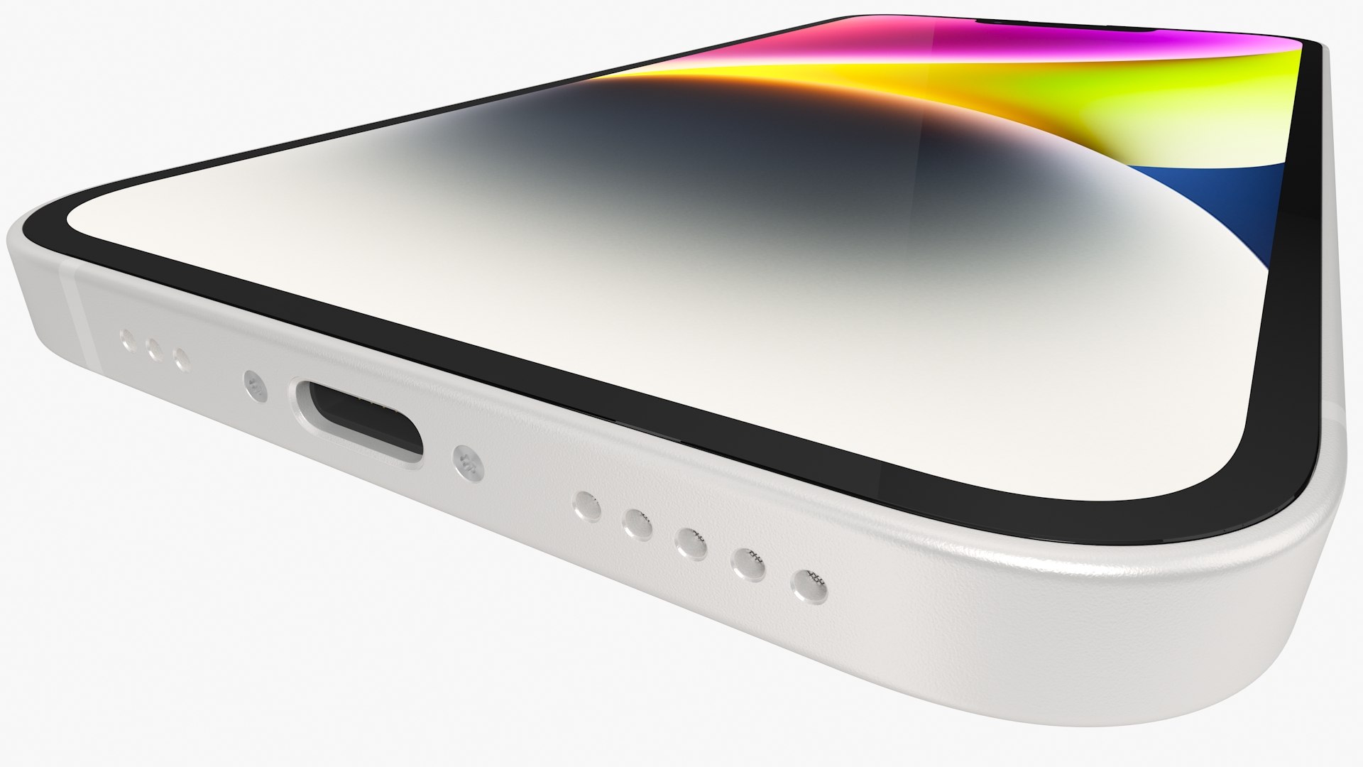 Apple IPhone 14 Starlight 3D Model - TurboSquid 1958196