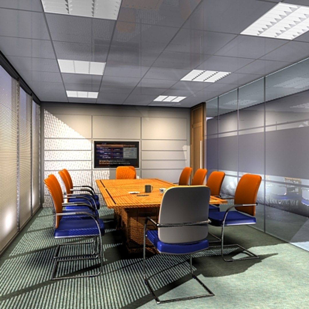 3d Model Conference Room Interior