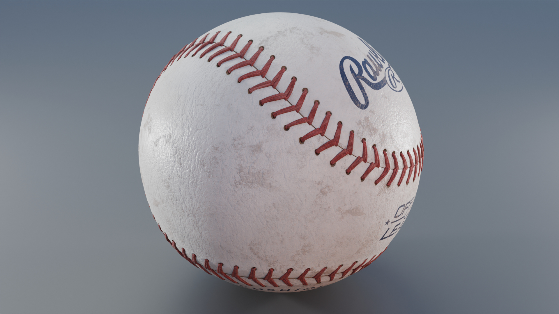 3D Used Baseball Rawlings Model - TurboSquid 2261602