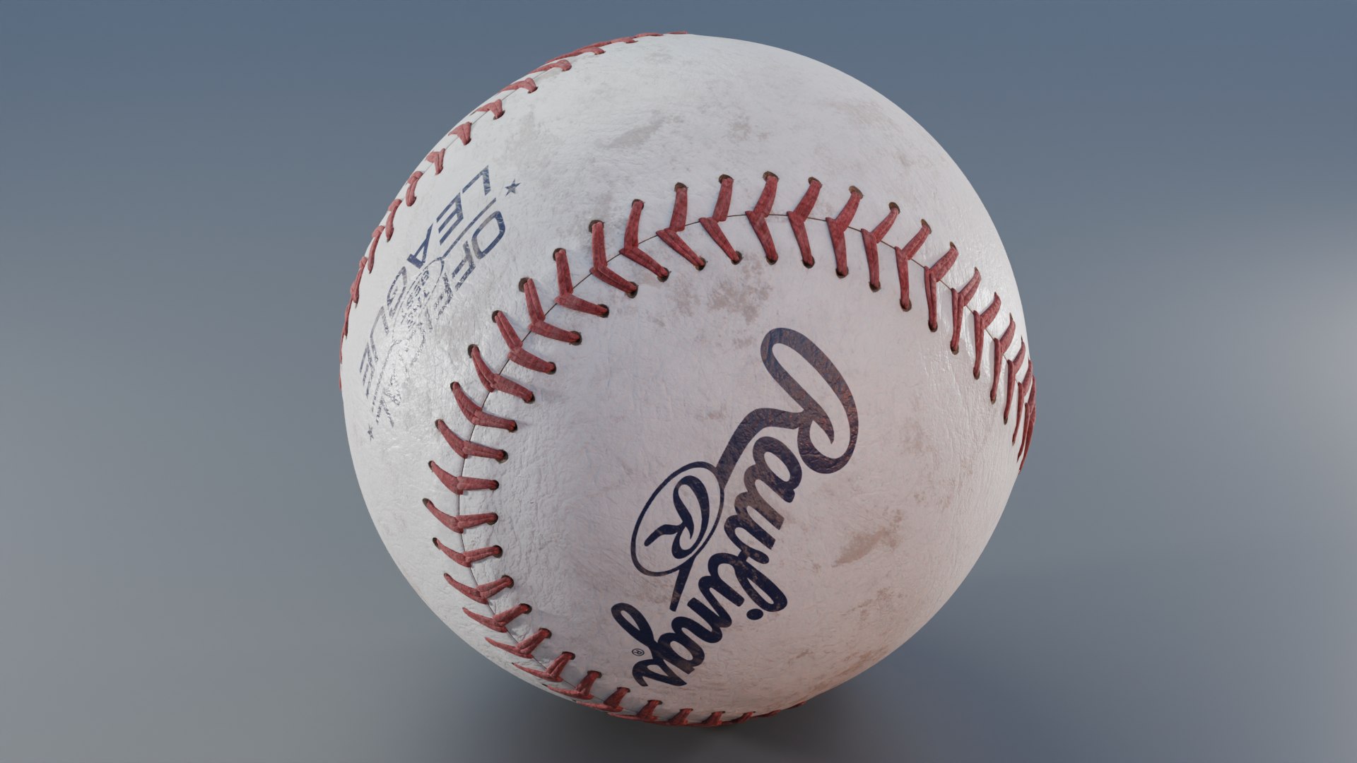 3D Used Baseball Rawlings Model - TurboSquid 2261602