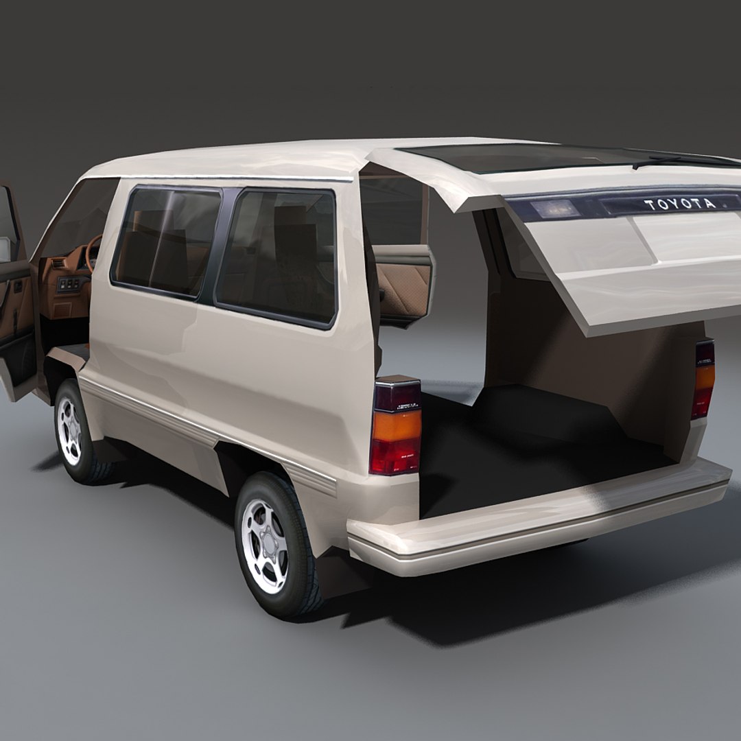 toyota van 3d c4d