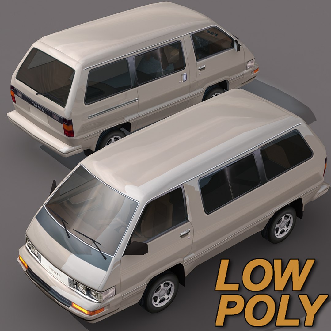 toyota van 3d c4d