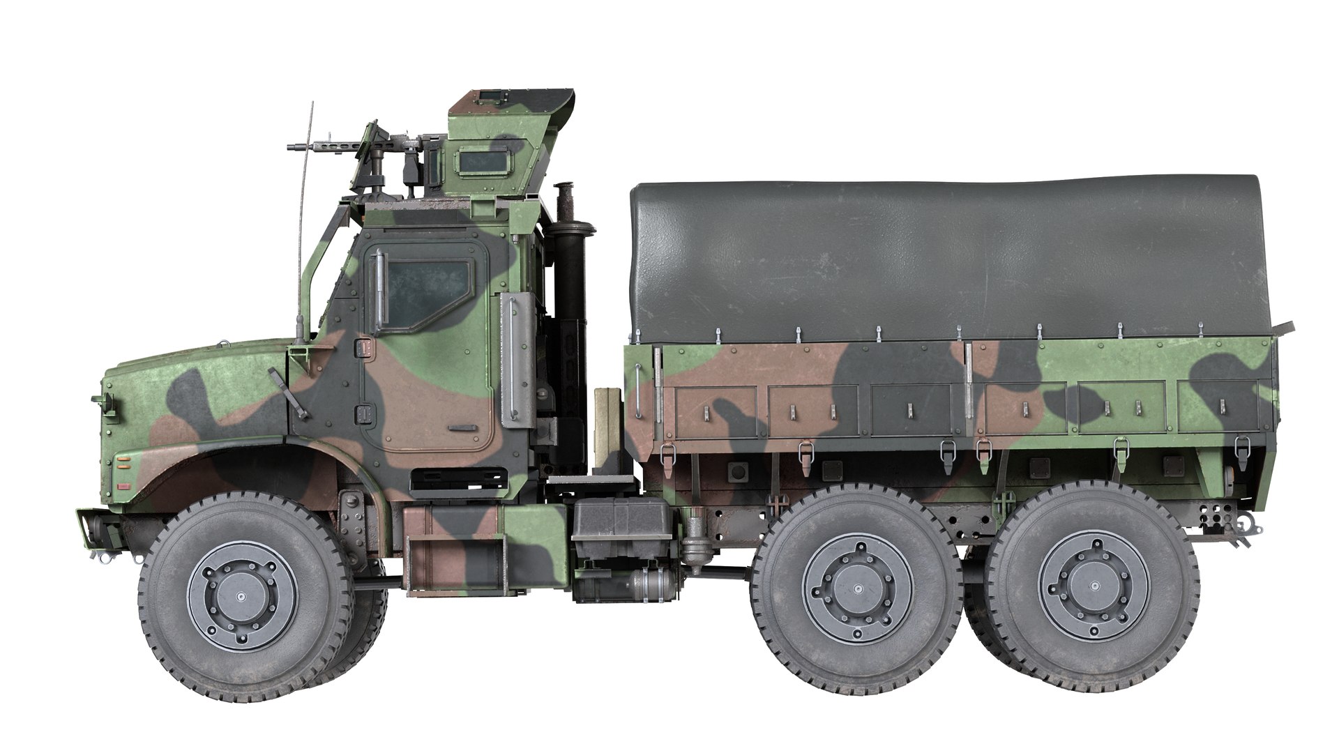 Oshkosh MTVR Amk23 Model - TurboSquid 2257882