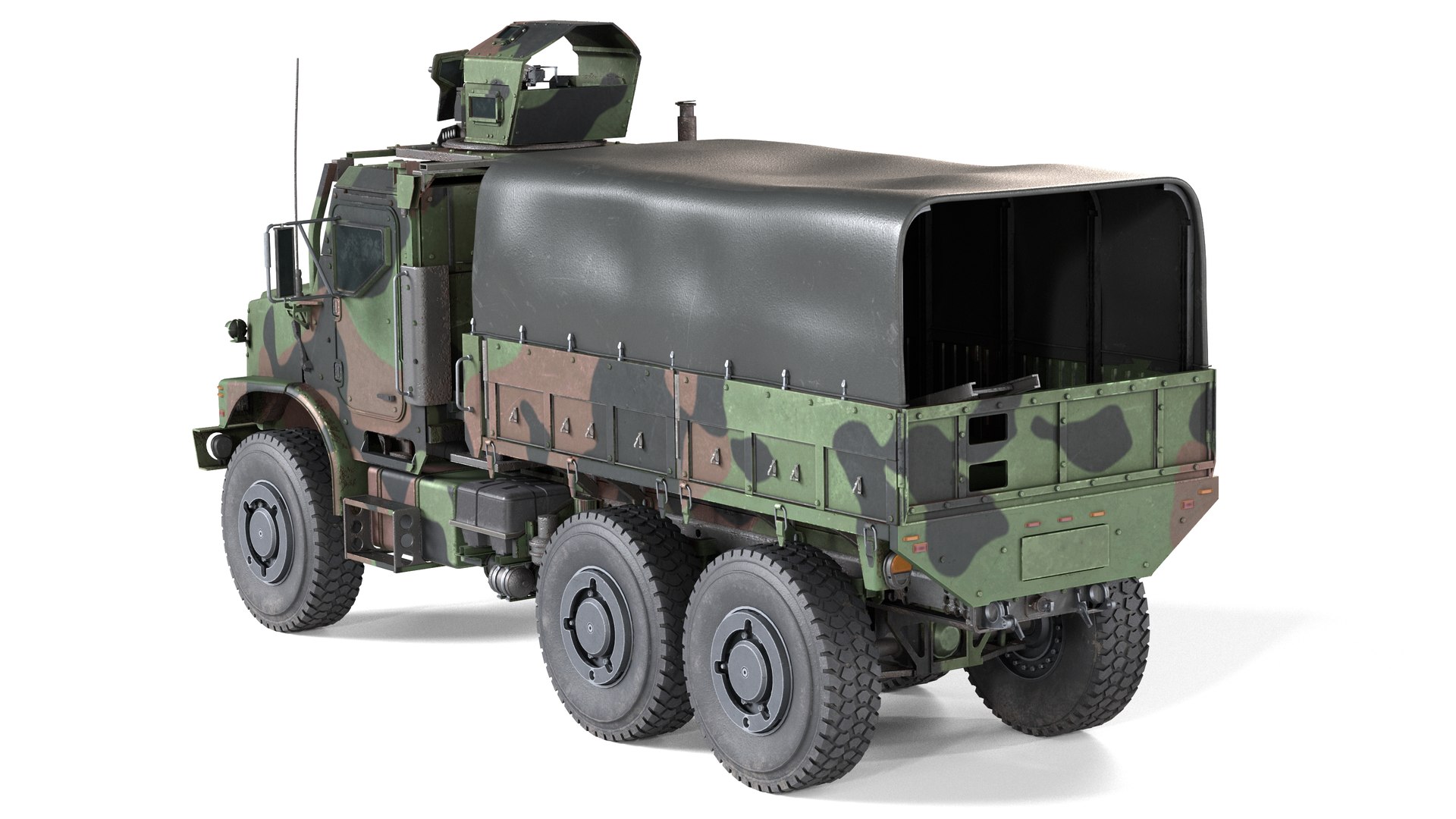 Oshkosh MTVR Amk23 Model - TurboSquid 2257882