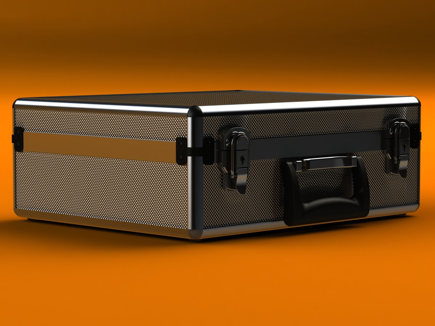3D Tool Case Aluminium Radiused Edges - TurboSquid 2156694