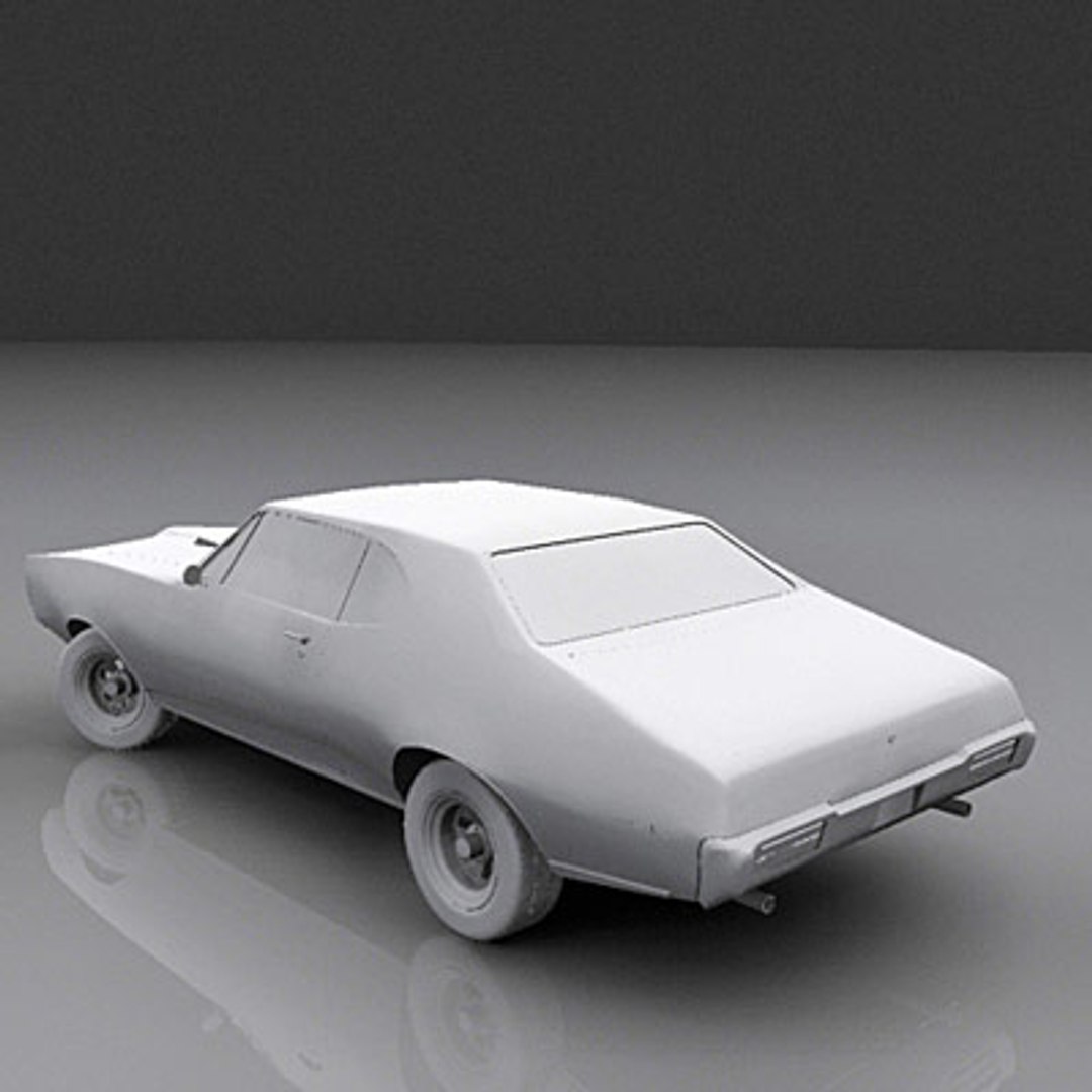 3d Pontiac Gto 1968 Model