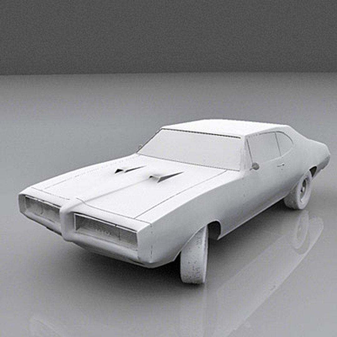 3d Pontiac Gto 1968 Model