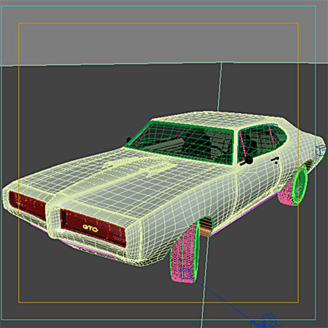 3d Pontiac Gto 1968 Model