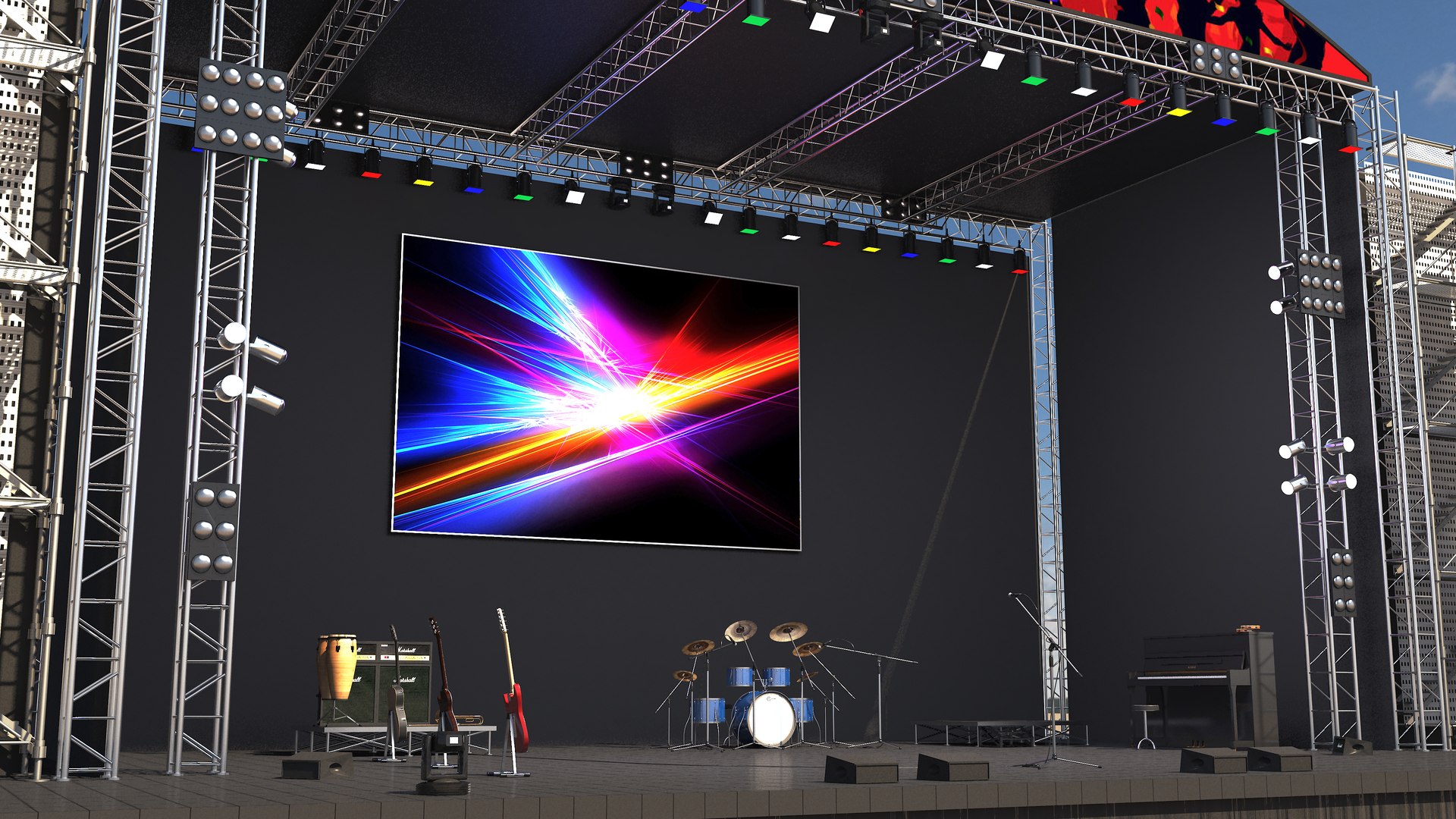 Concert Scene 3D - TurboSquid 1598863
