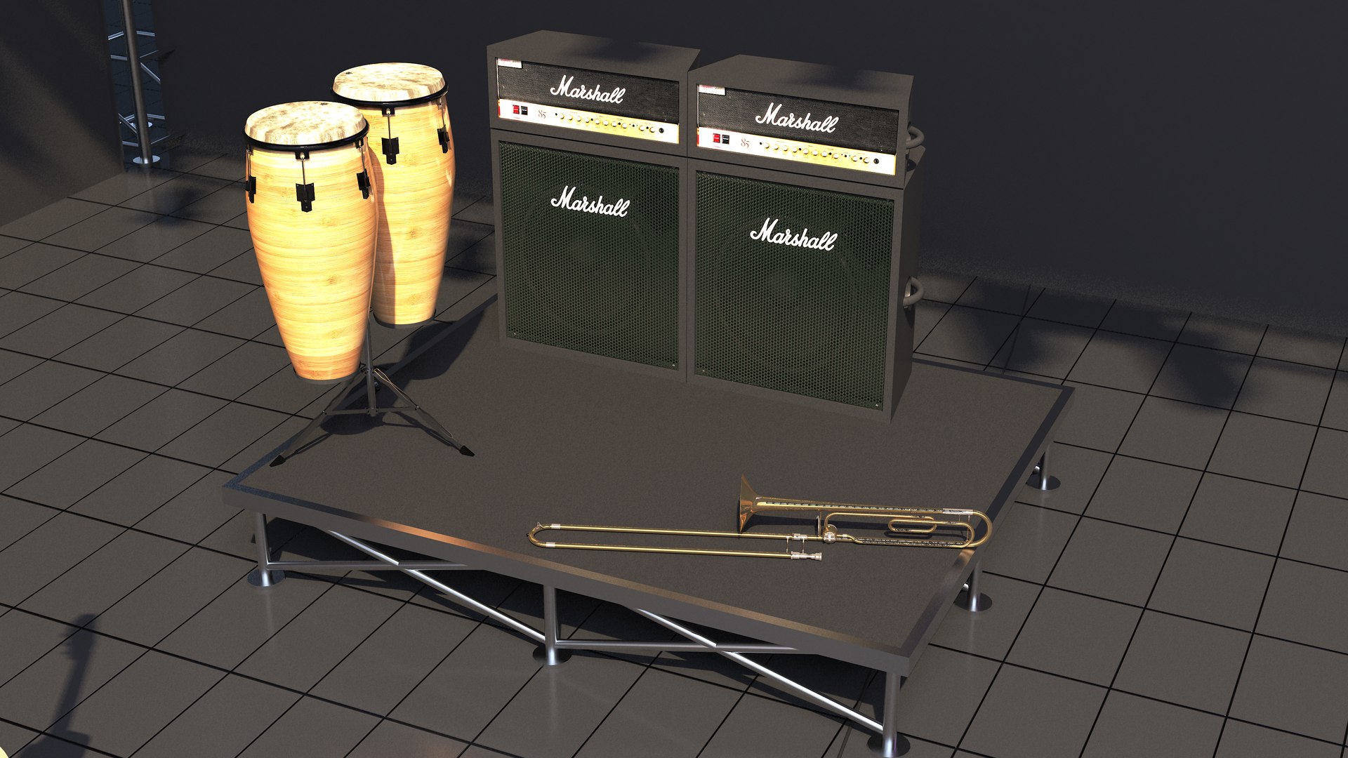 Concert Scene 3D - TurboSquid 1598863
