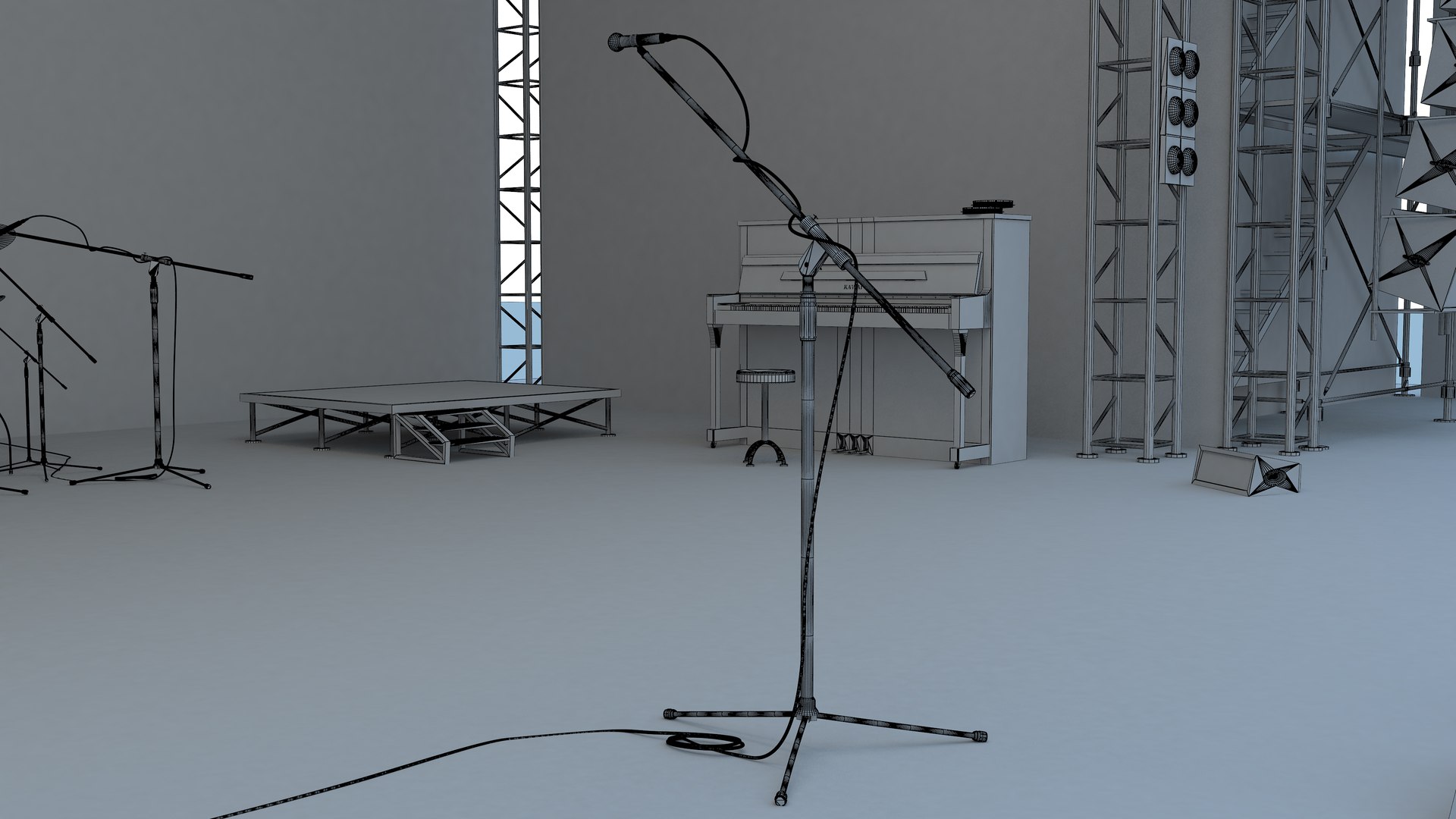 Concert Scene 3D - TurboSquid 1598863