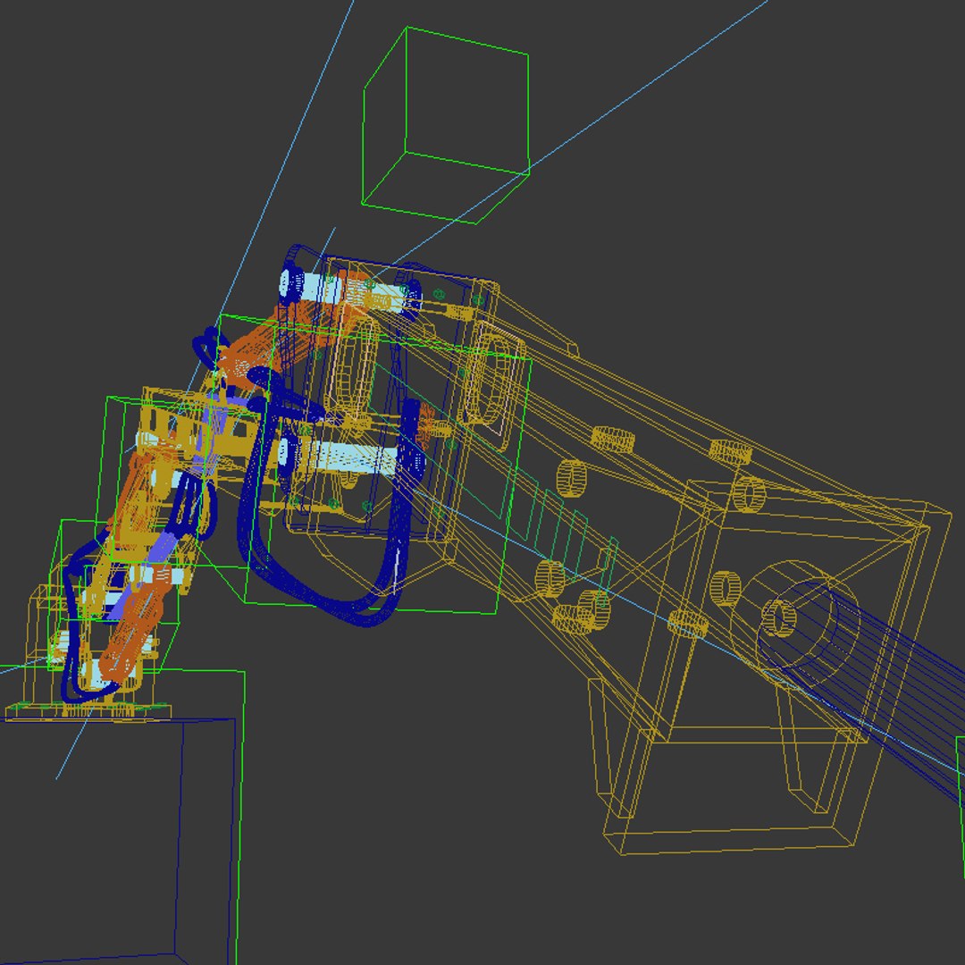 3d Model Rigged Arm