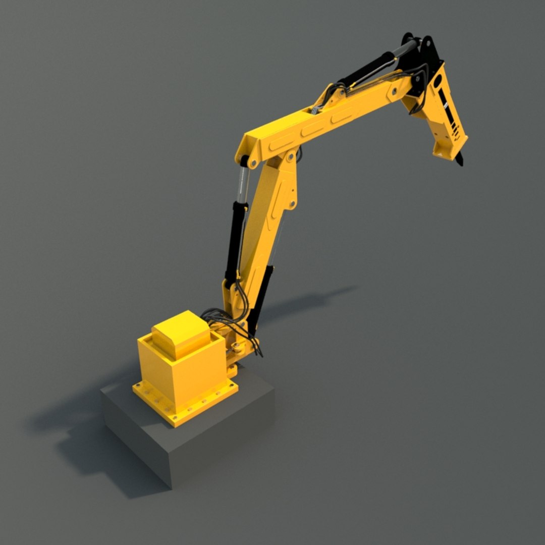 3d Model Rigged Arm