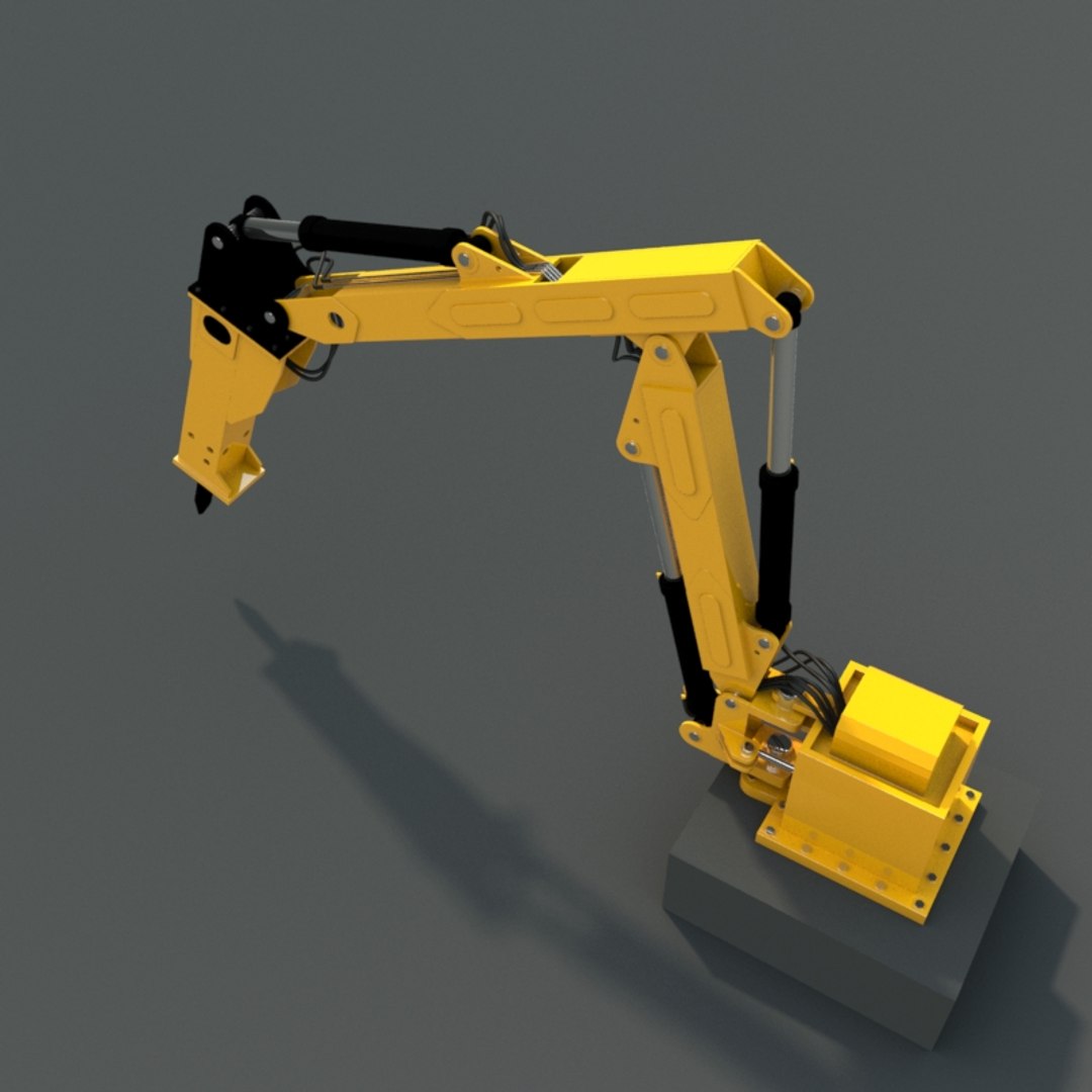 3d Model Rigged Arm