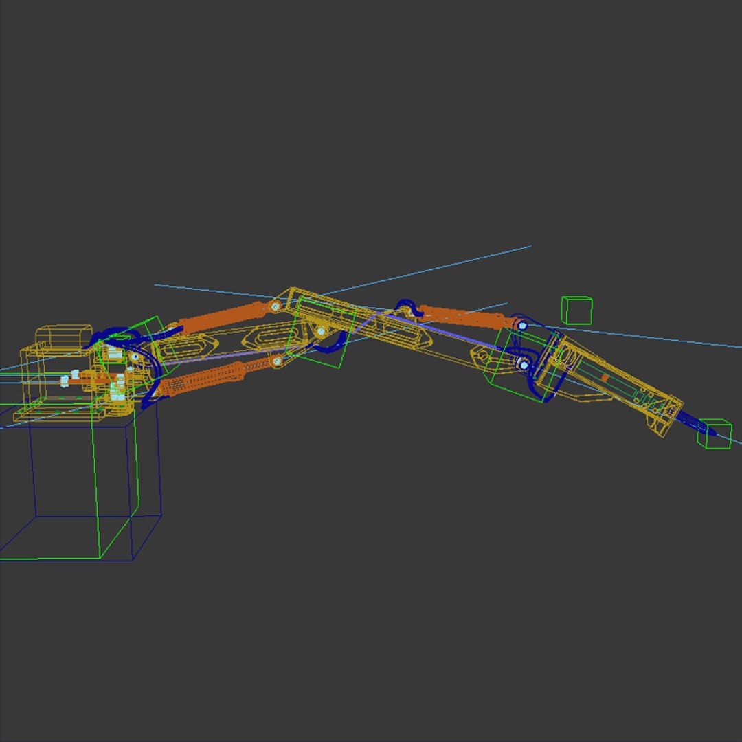 3d Model Rigged Arm