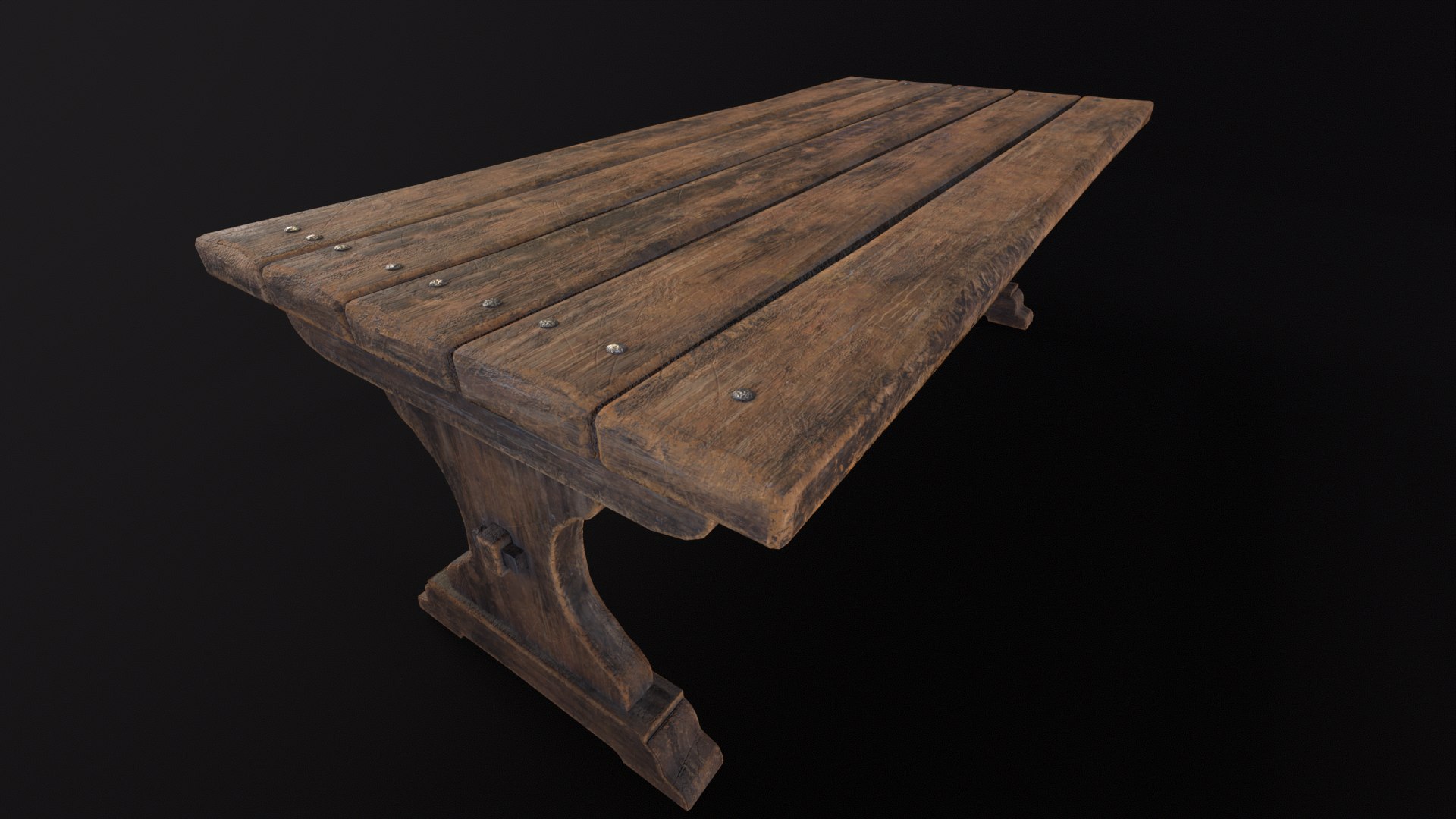 Dungeon End Table 3D Model - TurboSquid 2198257
