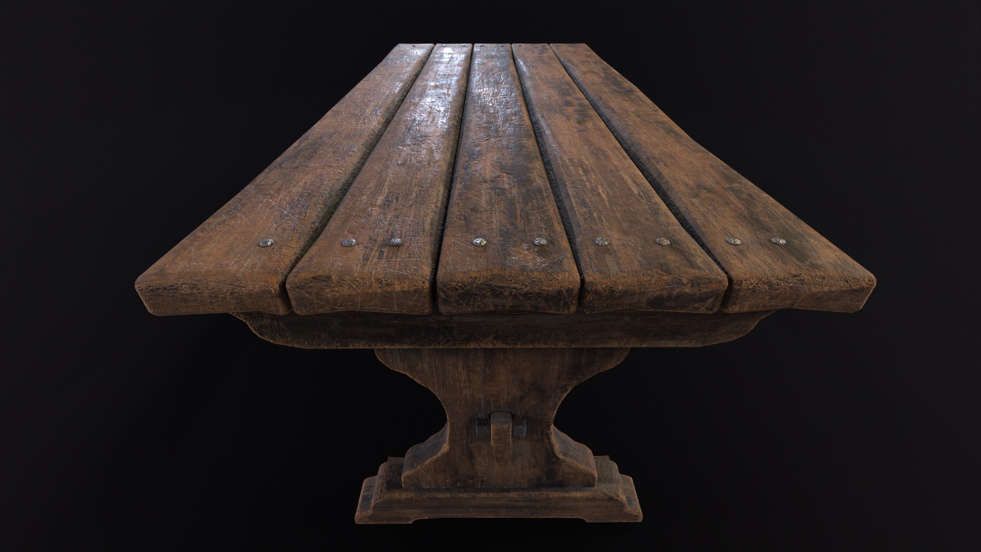Dungeon End Table 3D Model - TurboSquid 2198257