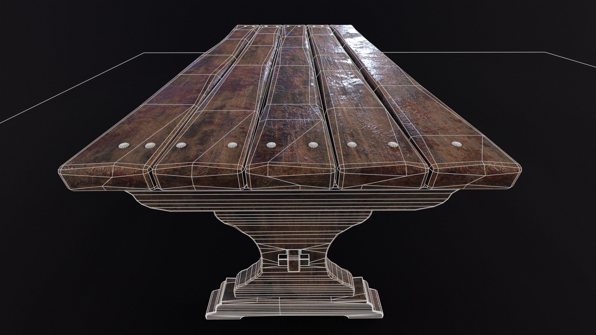 Dungeon End Table 3D Model - TurboSquid 2198257