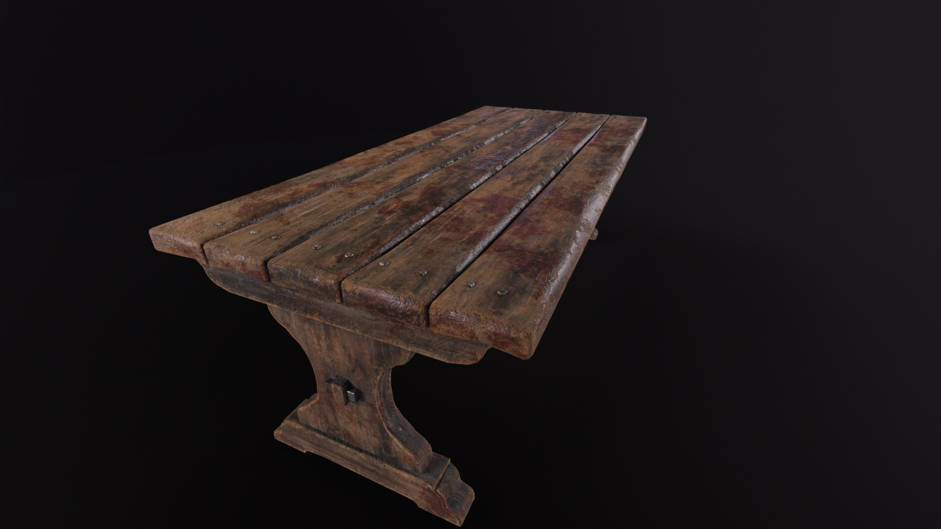 Dungeon End Table 3D Model - TurboSquid 2198257